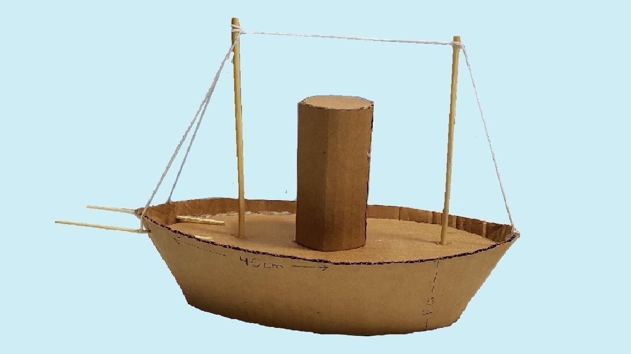¡Aprende cómo hacer un barco de cartón en 5 sencillos pasos y sorprende ...