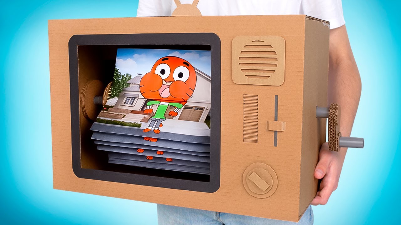 ¡Aprende cómo hacer una increíble tele de cartón paso a paso y ...